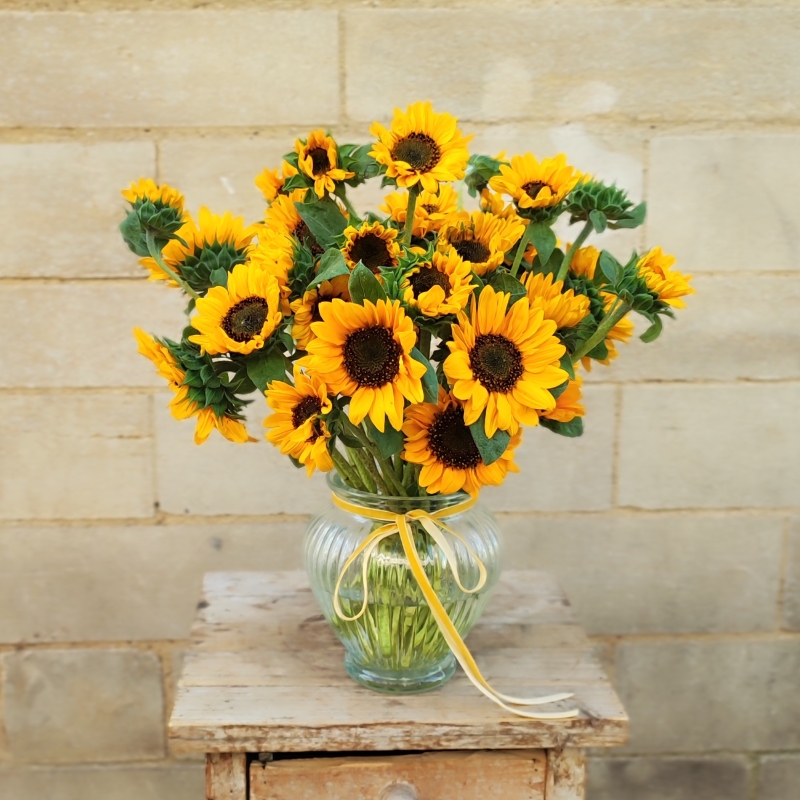Miniature Sunflower Arrangement – buy online or call 01865 240709